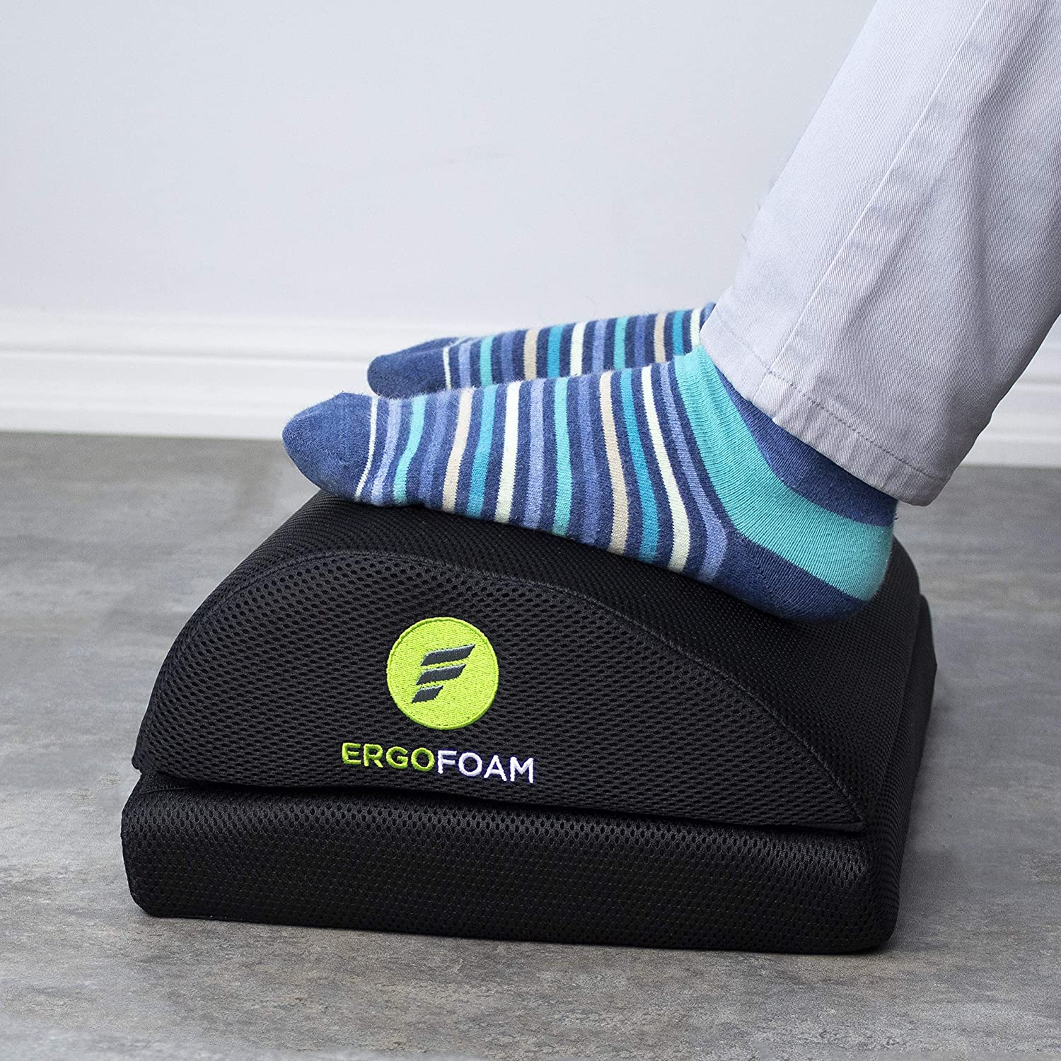 Adjustable Foot Rest for Added Height (Mesh)-ErgoFoam
